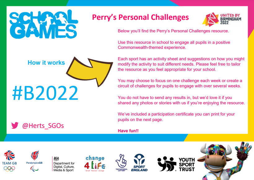 Your School Games - Birmingham 2022 Commonwealth Games Legacy