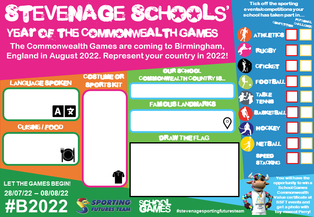 Your School Games - Birmingham 2022 Commonwealth Games Legacy