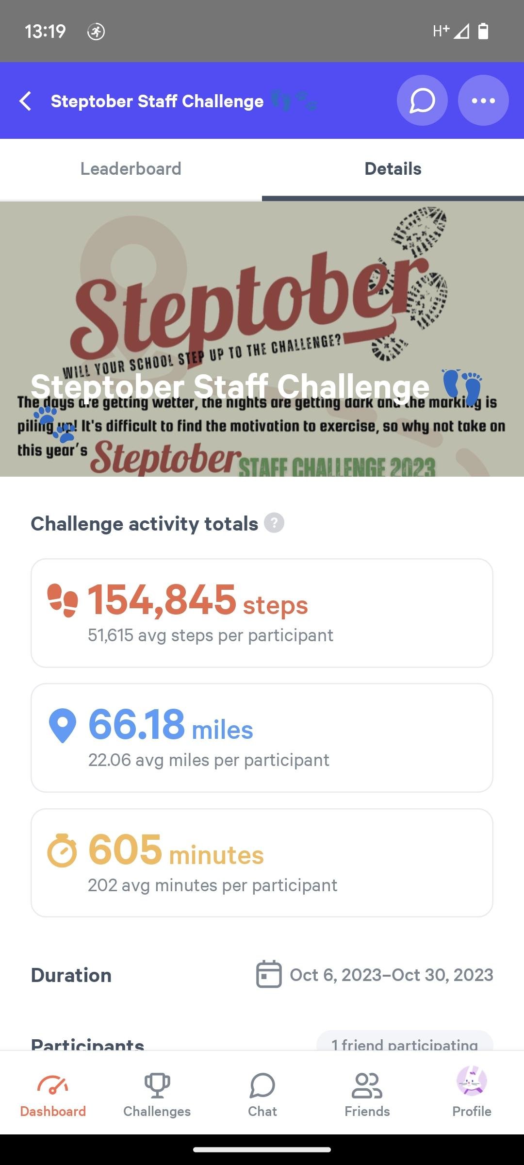 Your School Games - Steptober Challenge